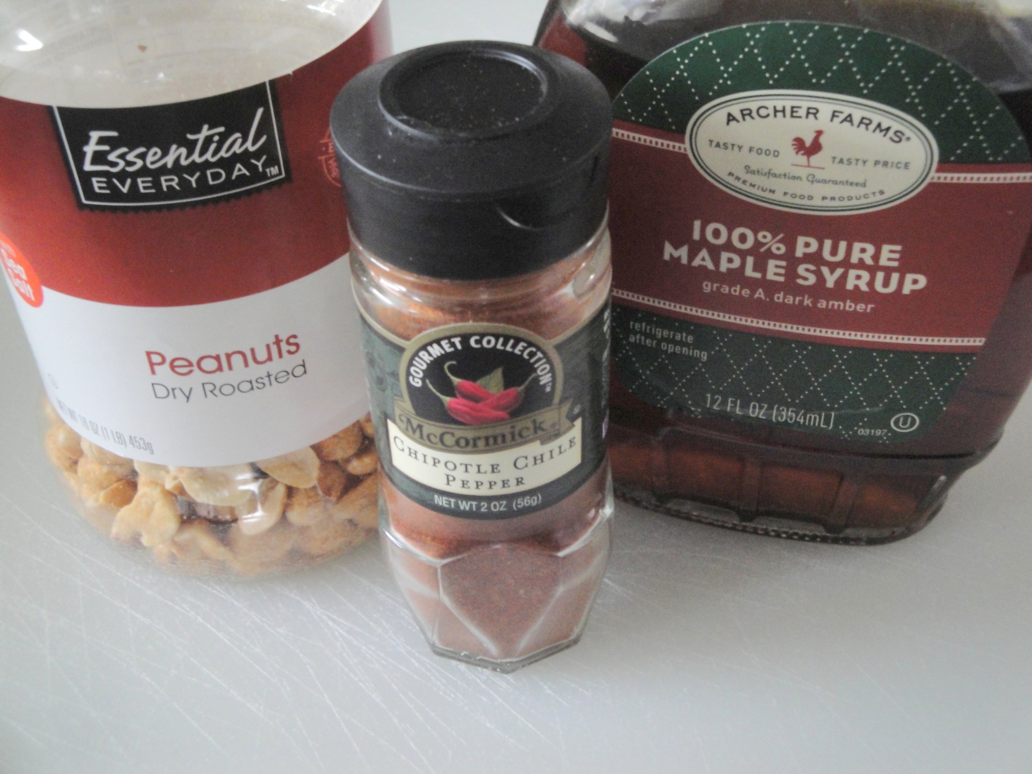 Maple-Chipotle Peanuts | A Fork In Each Hand